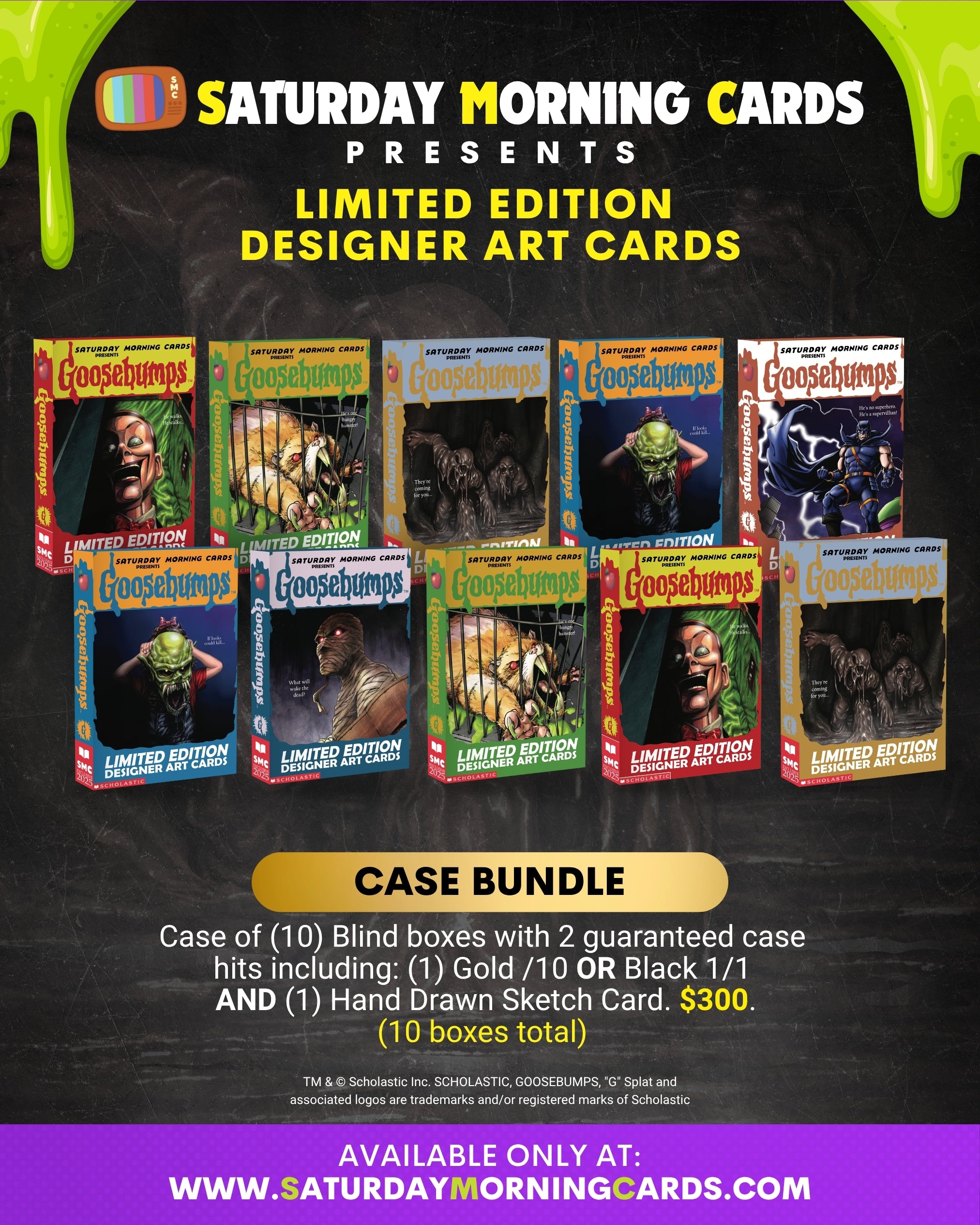Goosebumps Case Bundle (10 Single Boxes) – Saturday Morning Cards